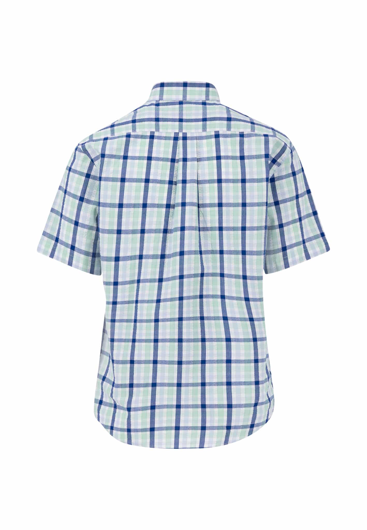 Fynch Hatton Seersucker Check Shirt - Davids of Haslemere