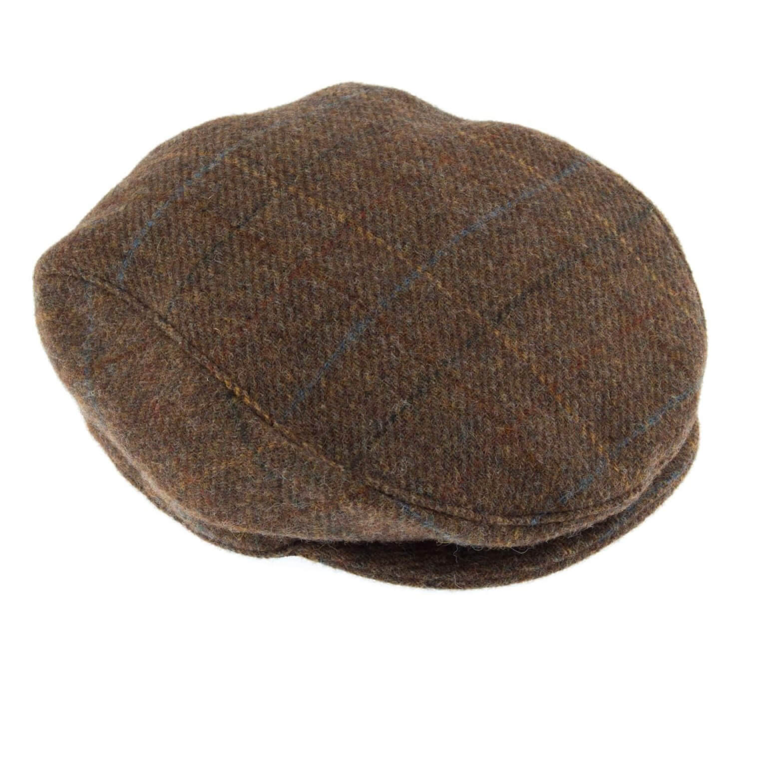 Abraham Moon Tweed Flat Cap - Davids of Haslemere